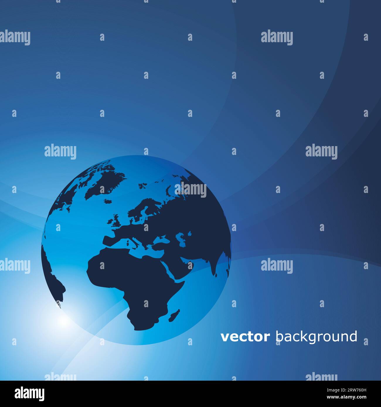 3d earth abstract background - vector illustration Stock Vector Image ...