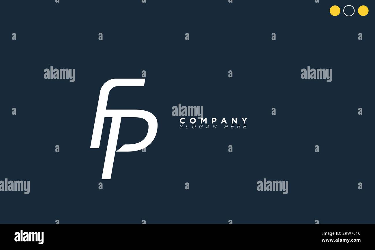 Fp typography font letter type Stock Vector Images - Alamy