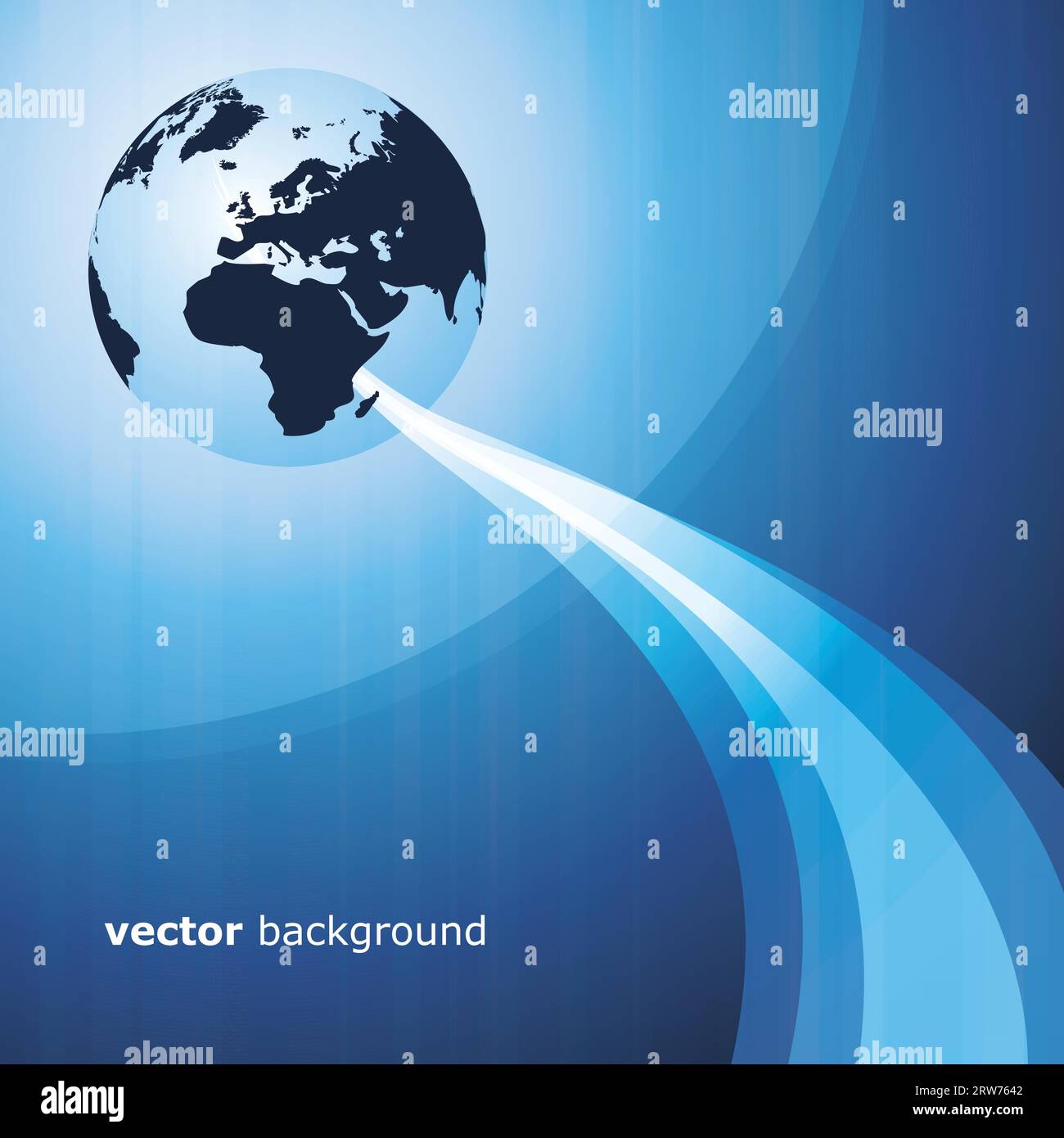 3d earth abstract background - vector illustration Stock Vector Image ...