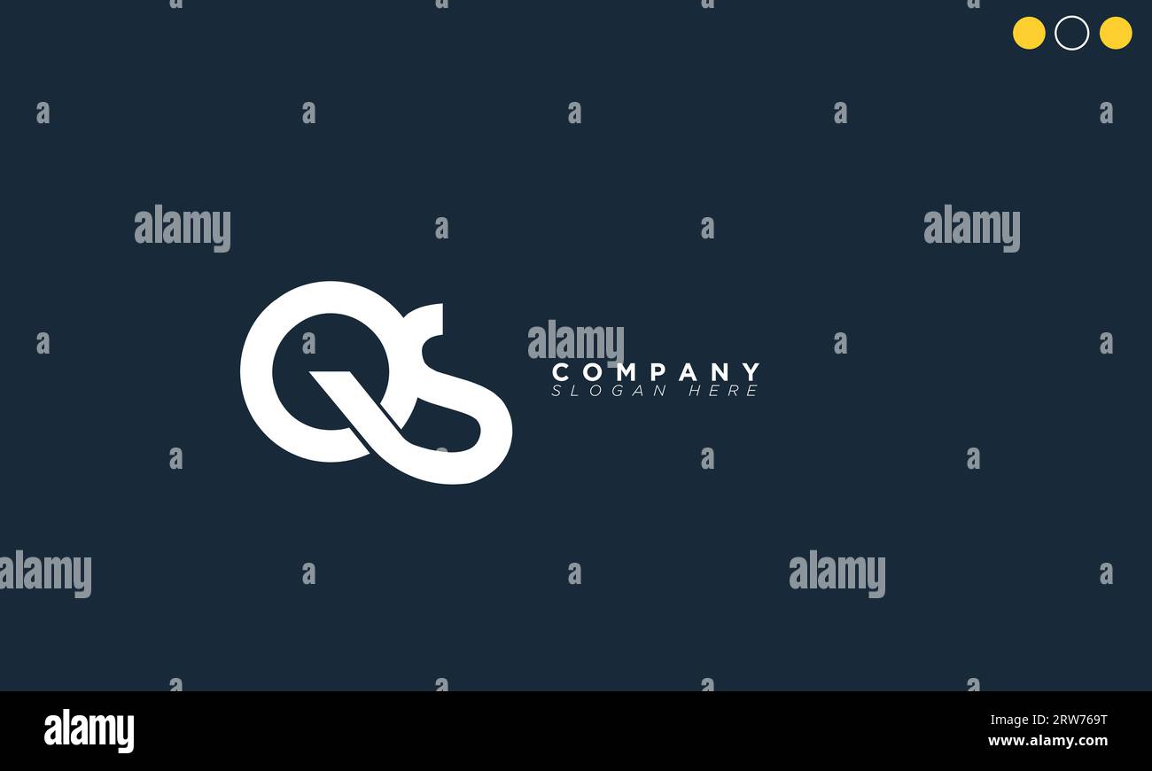 QS Alphabet letters Initials Monogram logo Stock Vector Image & Art - Alamy