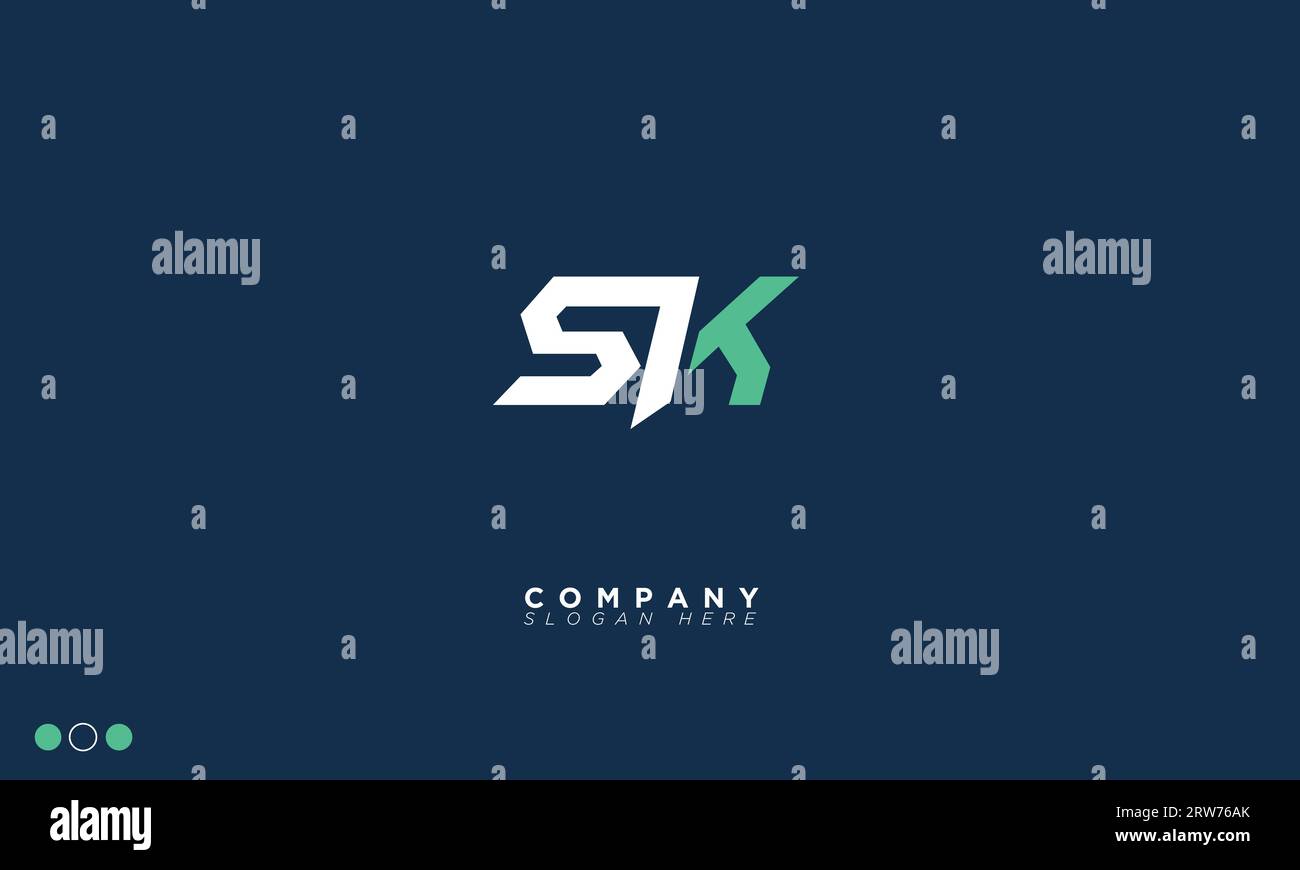 SK Alphabet letters Initials Monogram logo Stock Vector Image & Art - Alamy