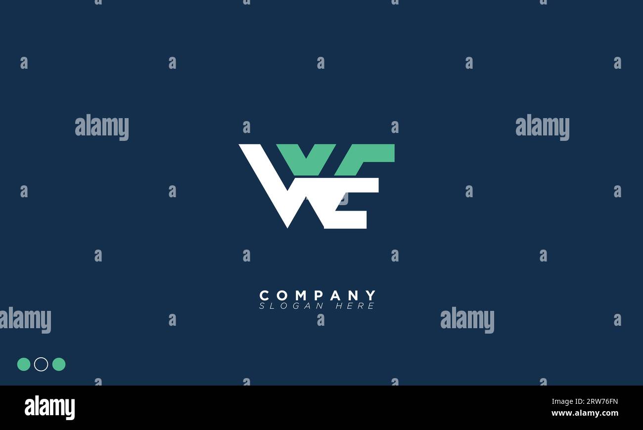 WE Alphabet letters Initials Monogram logo Stock Vector Image & Art - Alamy