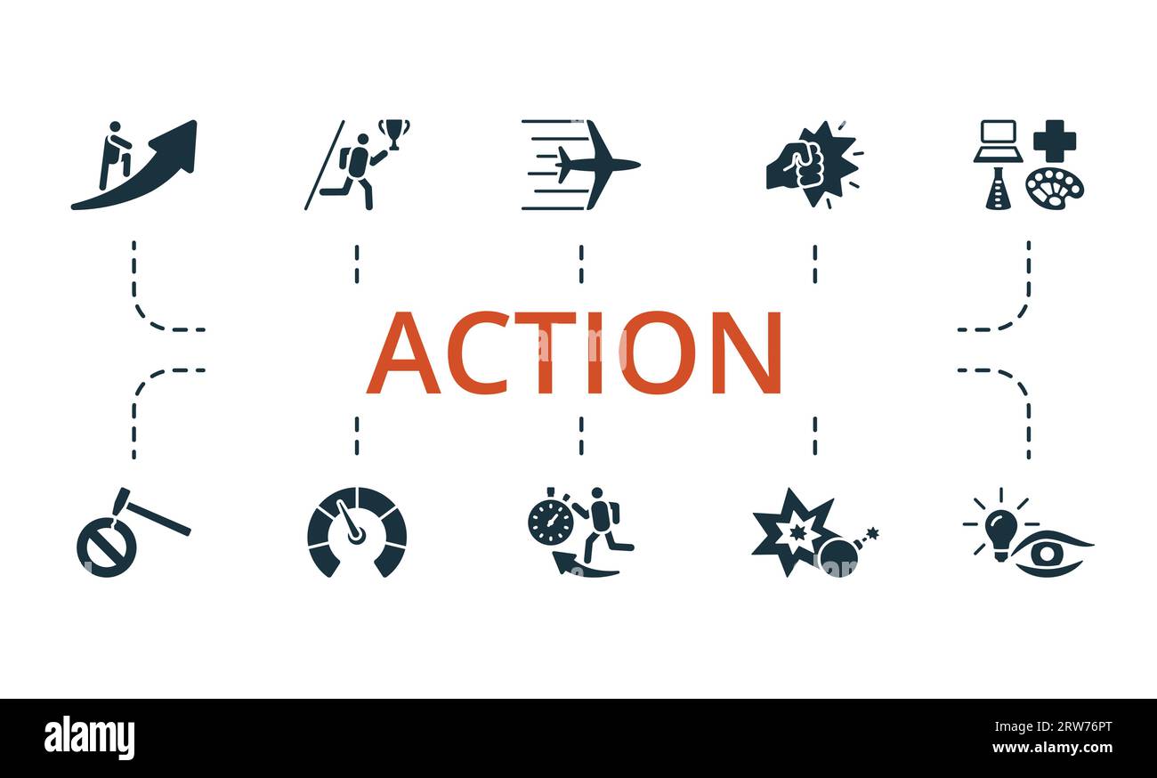 Breaking action Stock Vector Images - Alamy