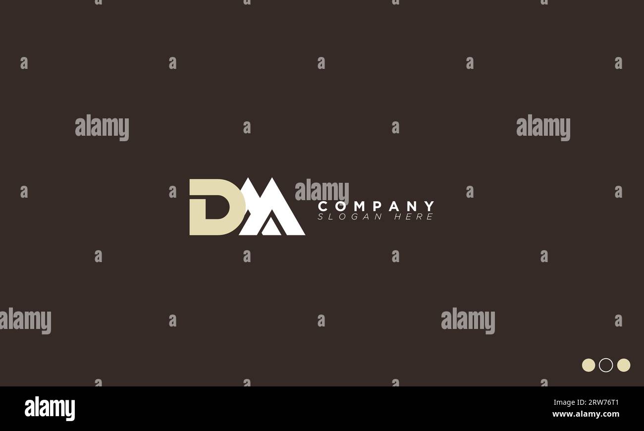 DM Alphabet letters Initials Monogram logo Stock Vector Image & Art - Alamy