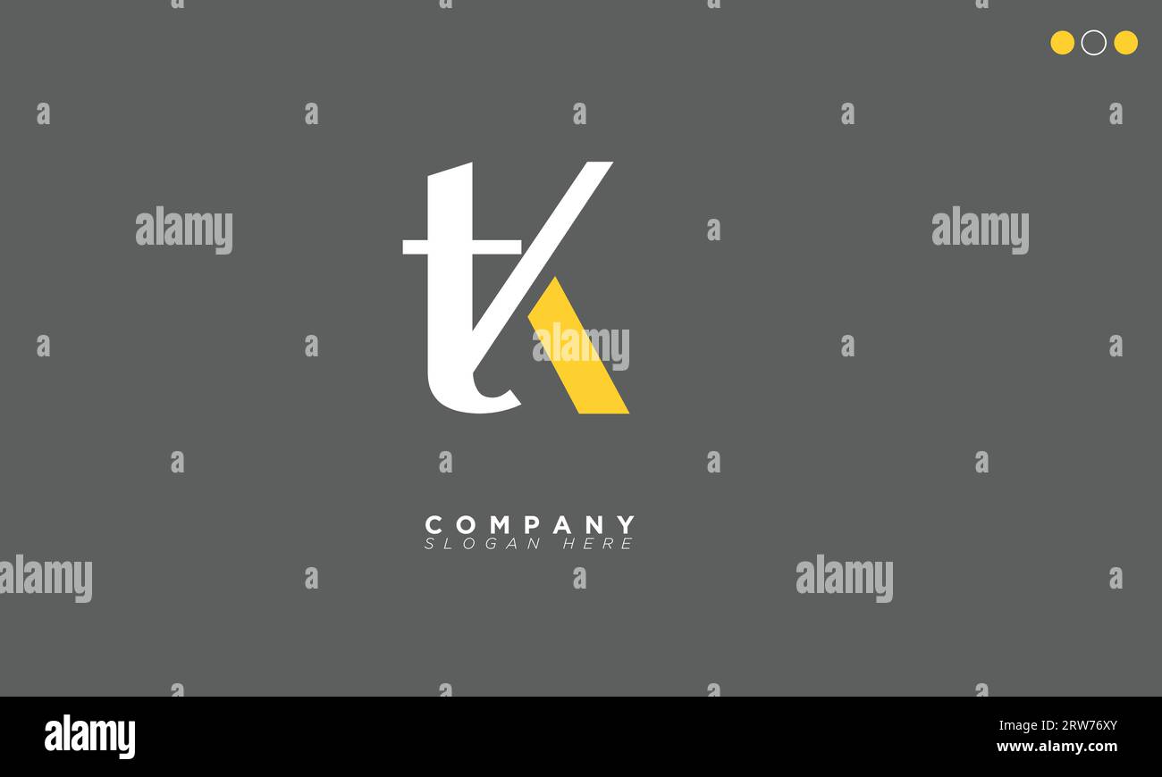 TK Alphabet letters Initials Monogram logo Stock Vector Image & Art - Alamy