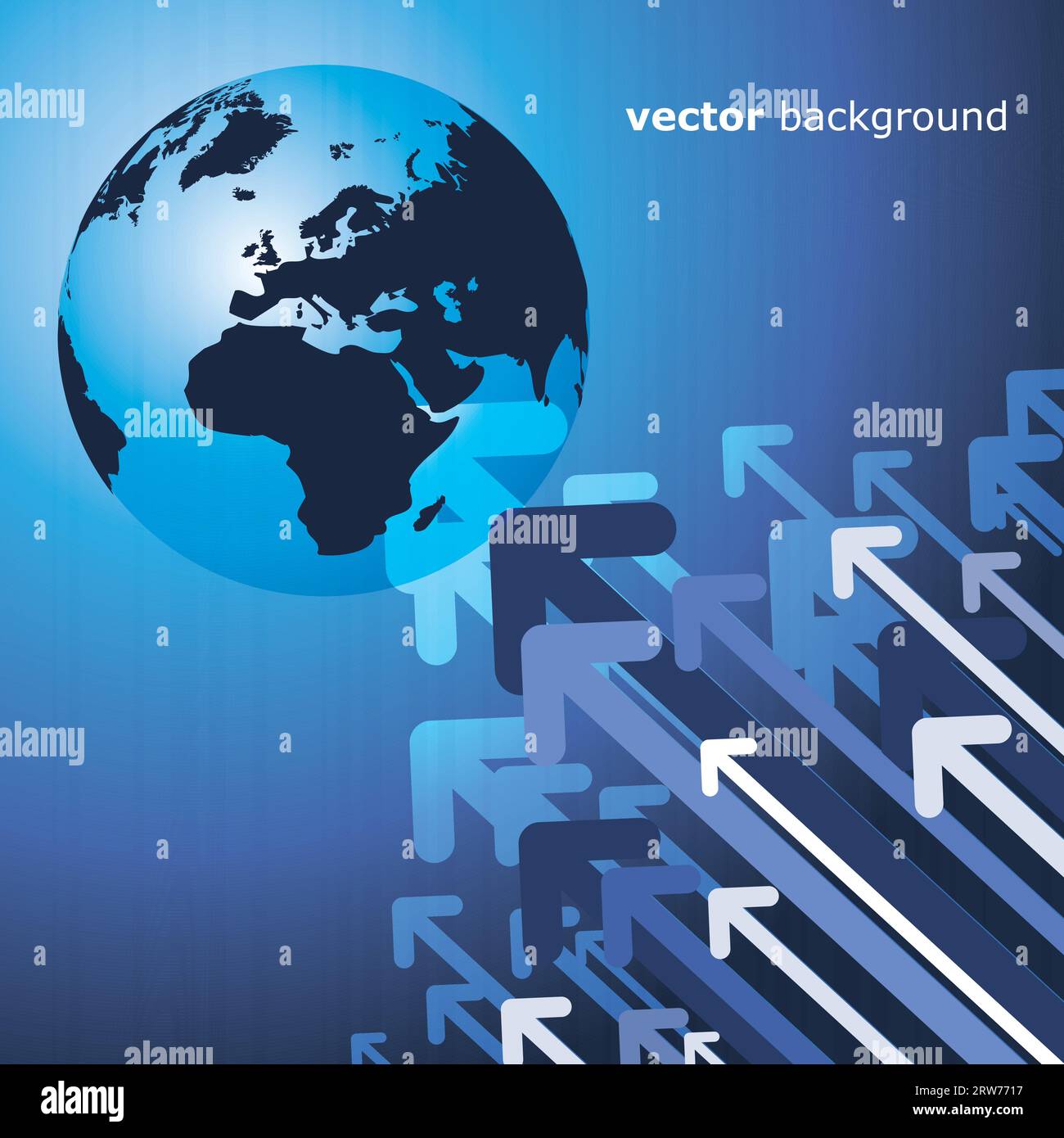 3d earth abstract background - vector illustration Stock Vector Image ...