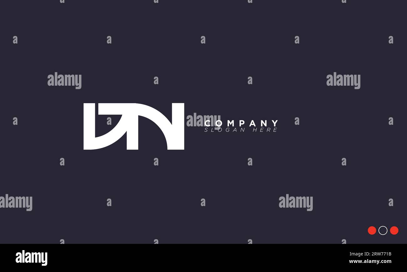 Letter dn logo Stock Vector Images - Alamy