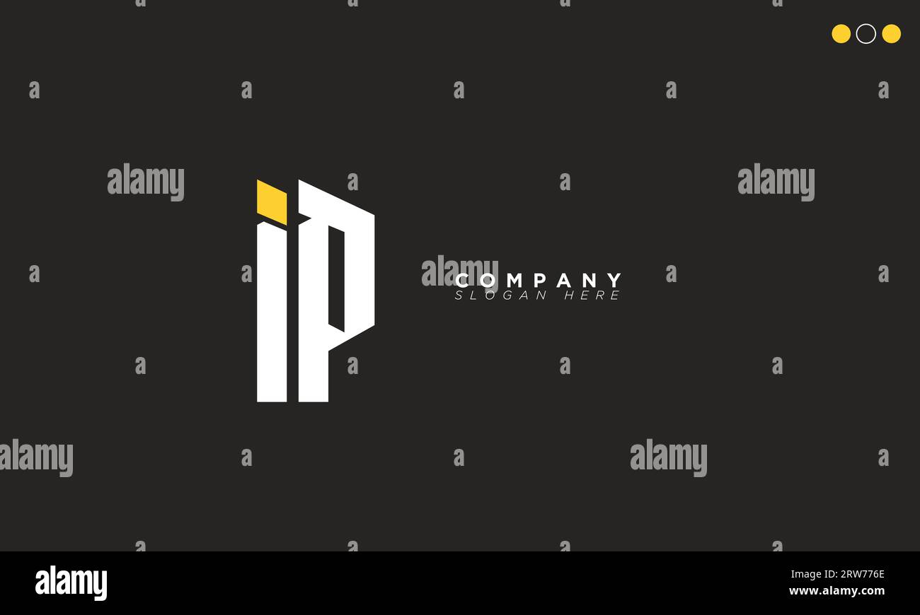 IP Alphabet letters Initials Monogram logo Stock Vector Image & Art - Alamy