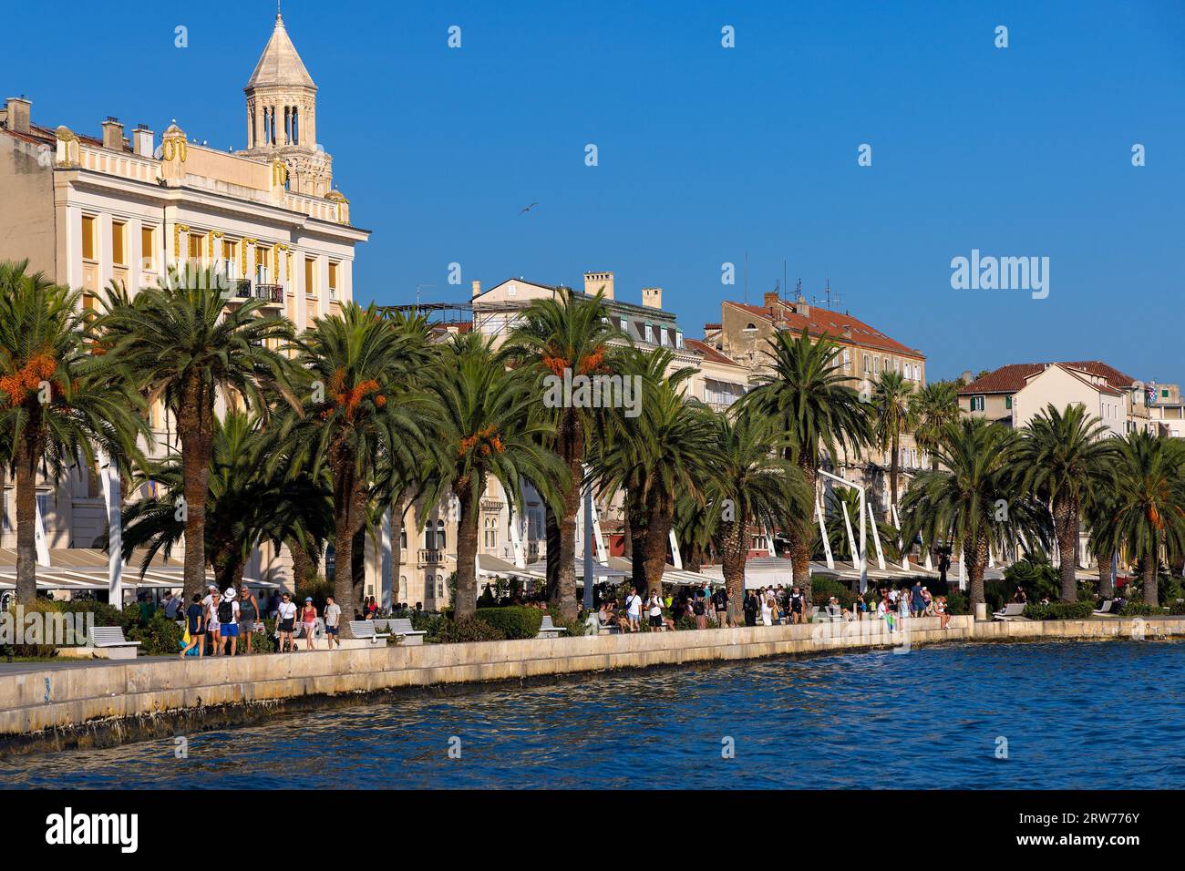 Old town split waterfront hi-res stock photography and images - Alamy