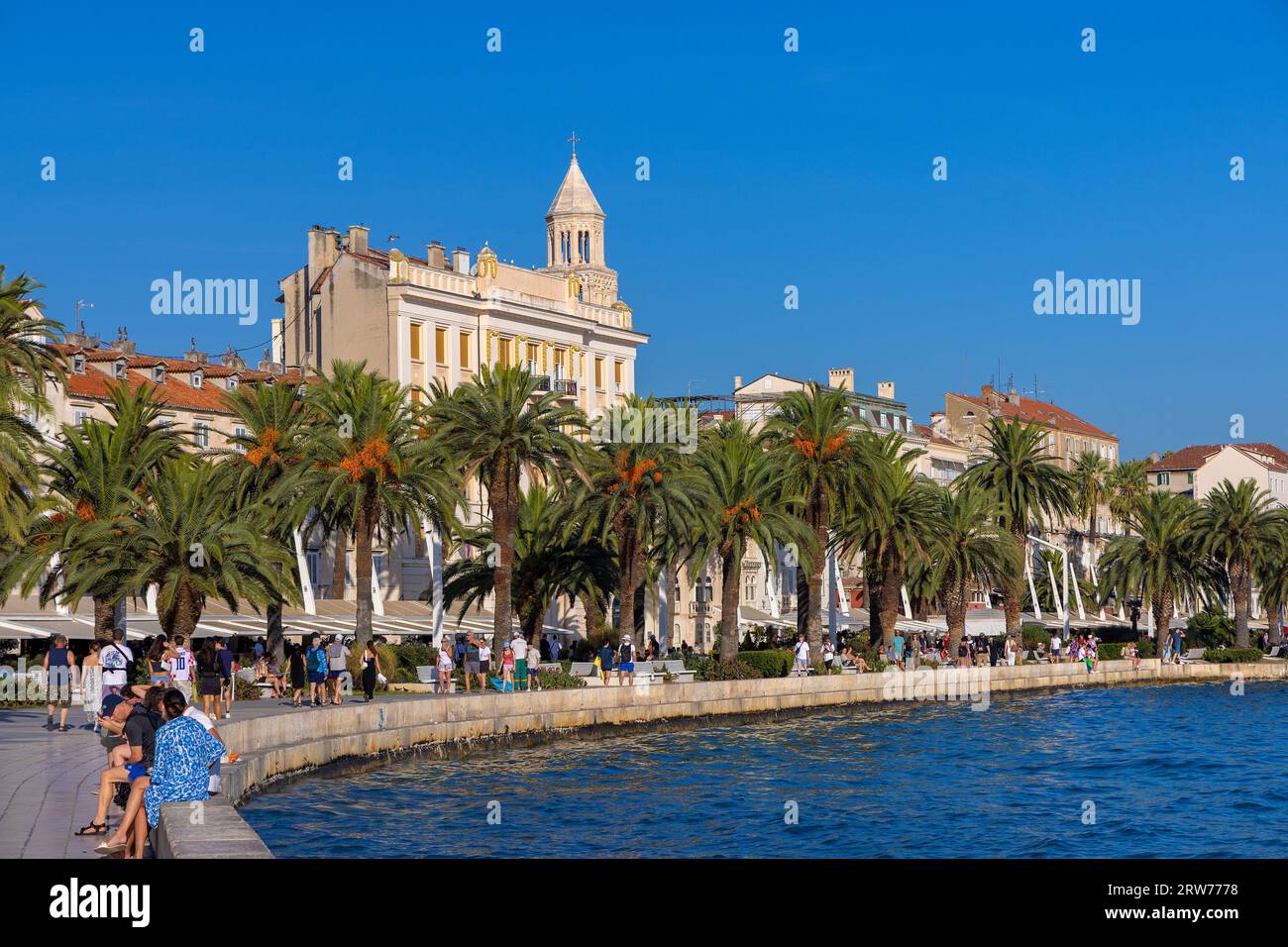 Waterfront in Split City, Croatia Stock Photo - Alamy