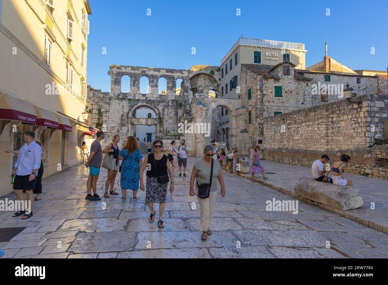 Split town centre hi-res stock photography and images - Alamy