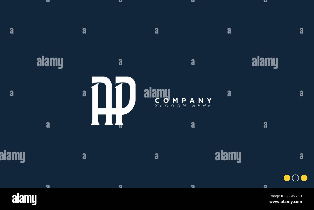Logo initial letters ap hi-res stock photography and images - Alamy