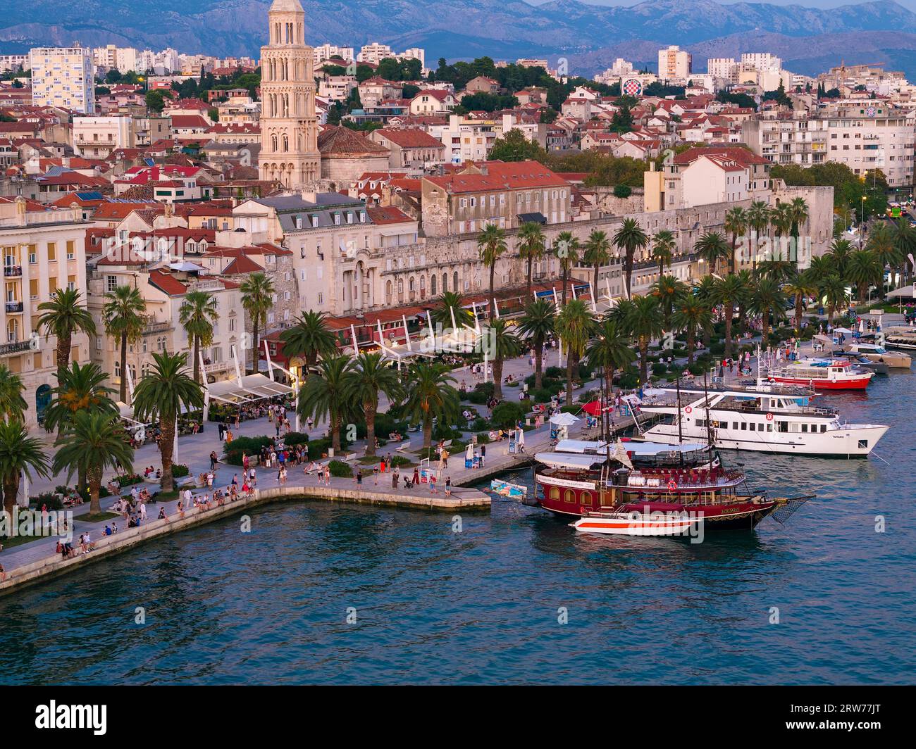 Diocletian palace aerial hi-res stock photography and images - Alamy