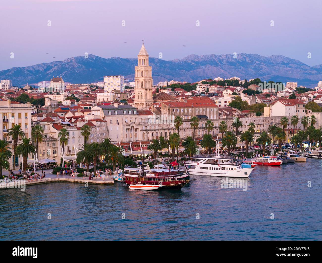Aerial view of Split City, Croatia Stock Photo - Alamy