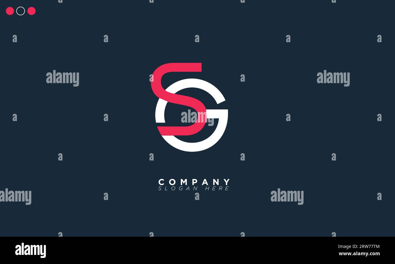 Sg letters Stock Vector Images - Alamy