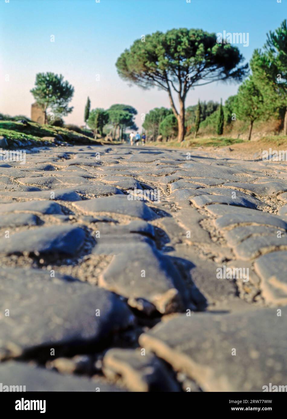 Via Appia (312 BC ), Rome, Italy Stock Photo - Alamy