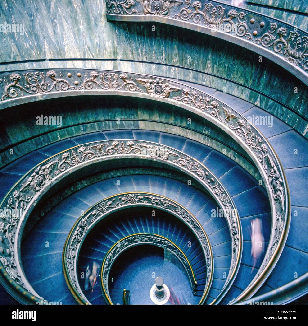 Vatican Museum, Spiral stairs Stock Photo - Alamy