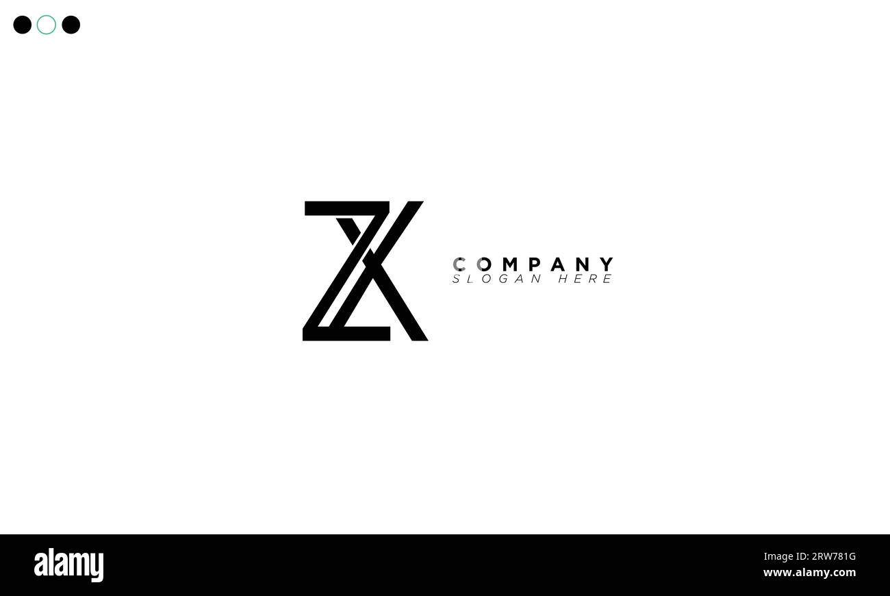 ZX Alphabet letters Initials Monogram logo Stock Vector Image & Art - Alamy