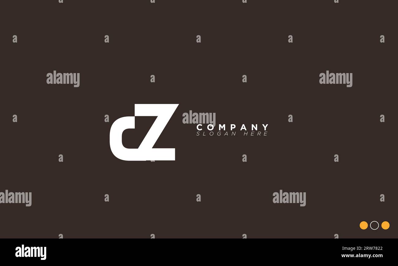 CZ Alphabet letters Initials Monogram logo Stock Vector Image & Art - Alamy