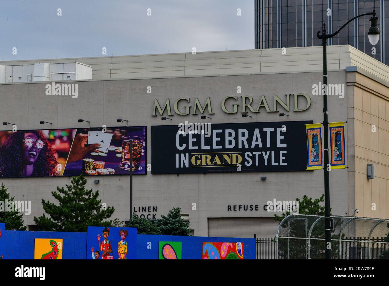Detroit, MI, USA. 17th Sep, 2023. Exterior view of the MGM Grand ...