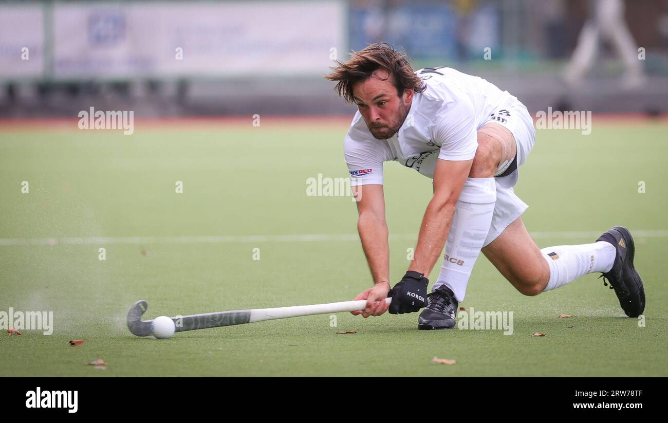 Waterloo, Belgium. 17th Sep, 2023. Racing's Alexis Cayphas pictured in ...