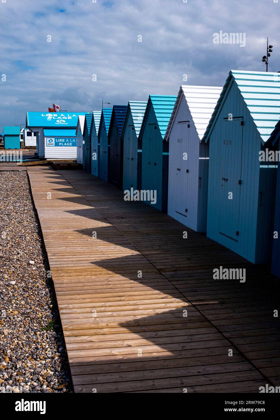 Dieppe boardwalk and seafront , Normandy Dieppe is a fishing port on ...