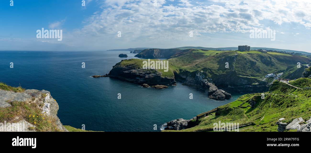 Panoramic view coastline sea hi-res stock photography and images - Alamy