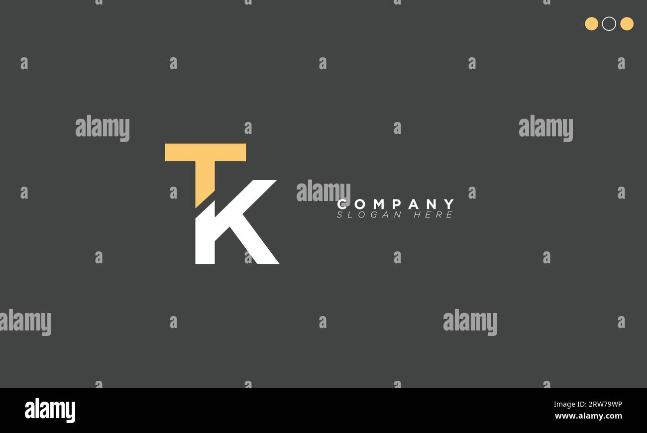 TK Alphabet letters Initials Monogram logo Stock Vector Image & Art - Alamy