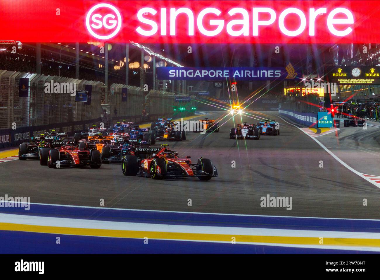 Marina Bay Street Circuit, Singapore. 17th Sep, 2023. 2023 Formula 1 Singapore Airlines ...