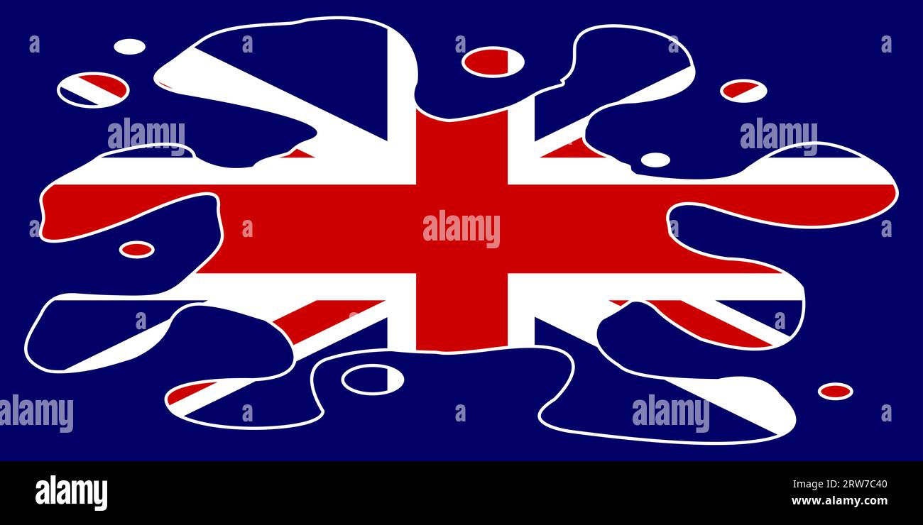 The Union Jack flag of Great Britain England Scotland Wales Northern ...