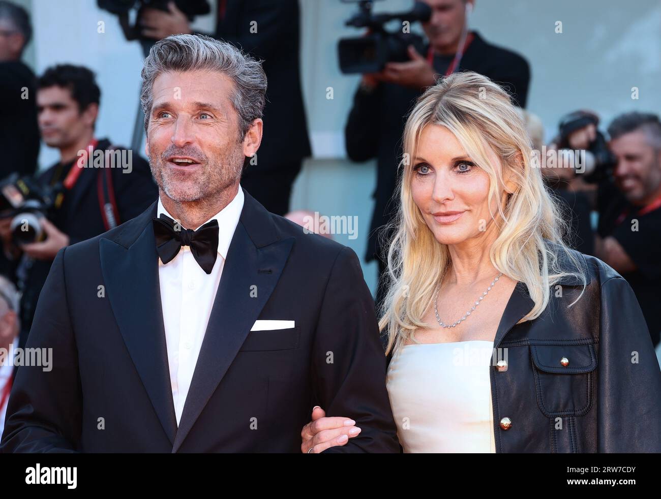 VENICE, ITALY - AUGUST 31: Patrick Dempsey and Jillian Fink attends a ...