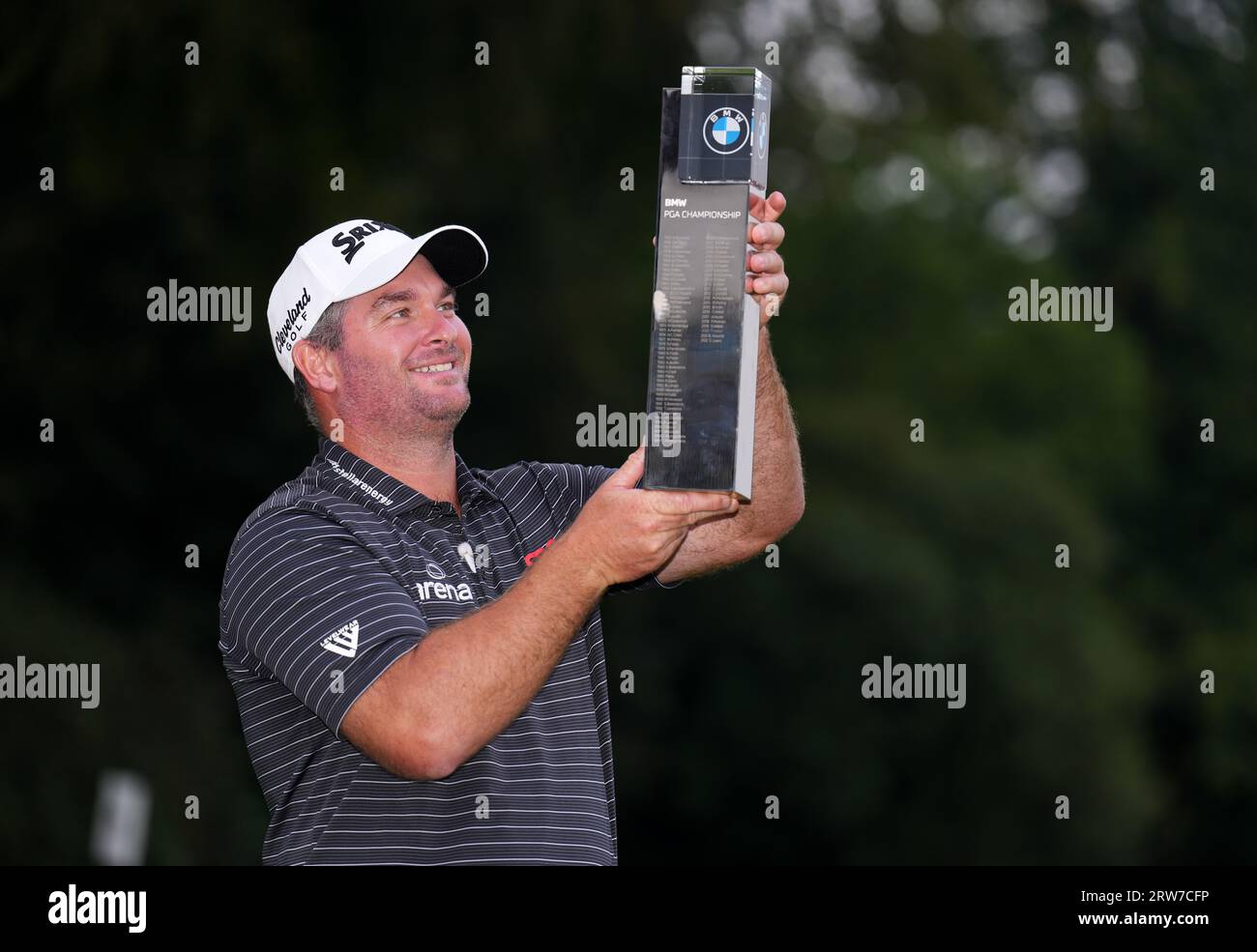 Ryan Fox poses with the trophy after day four of the 2023 BMW PGA ...