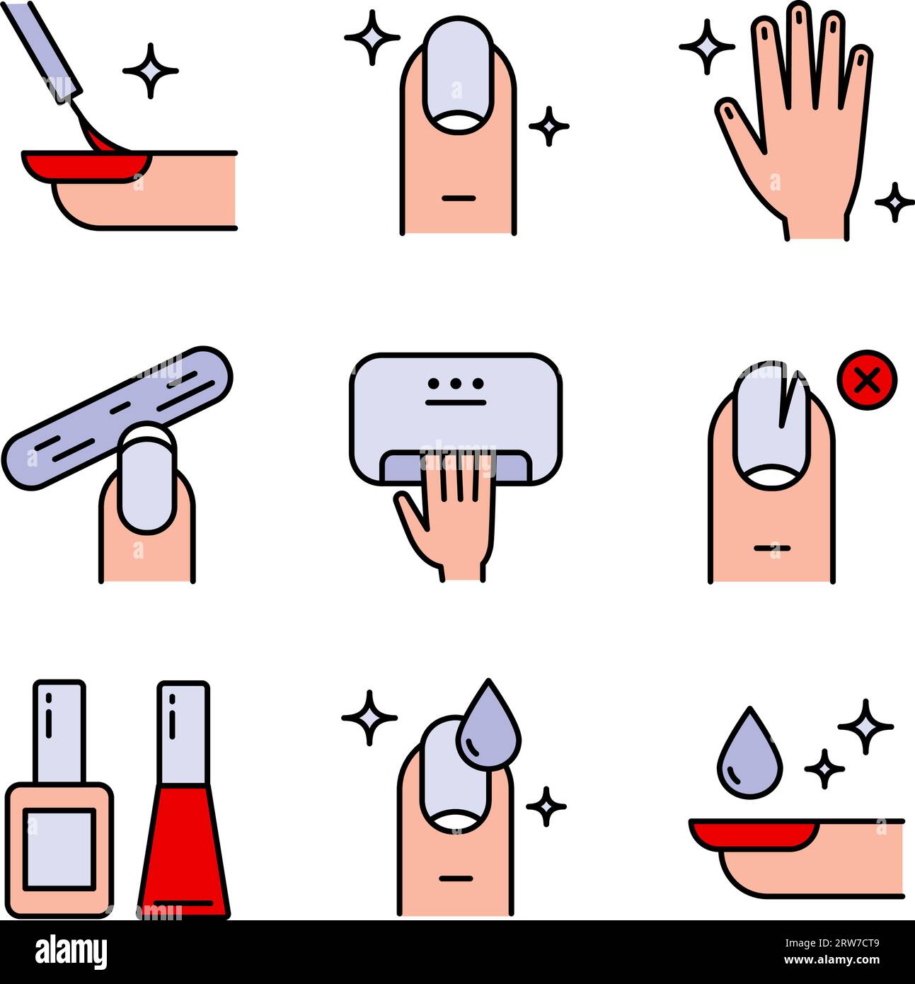 Hygiene icon set hi-res stock photography and images - Alamy