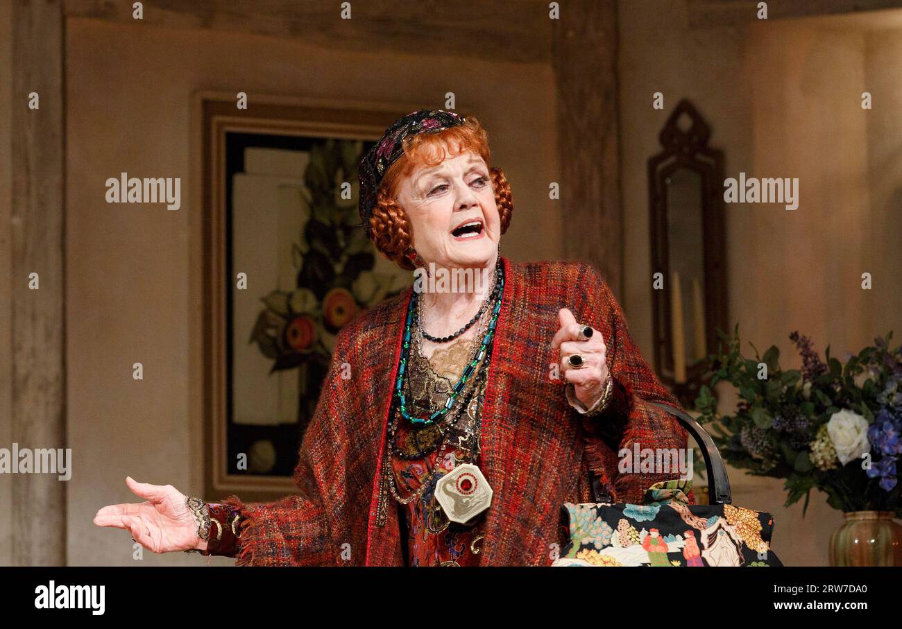 Angela Lansbury (Madame Arcati) in BLITHE SPIRIT by Noel Coward at the ...