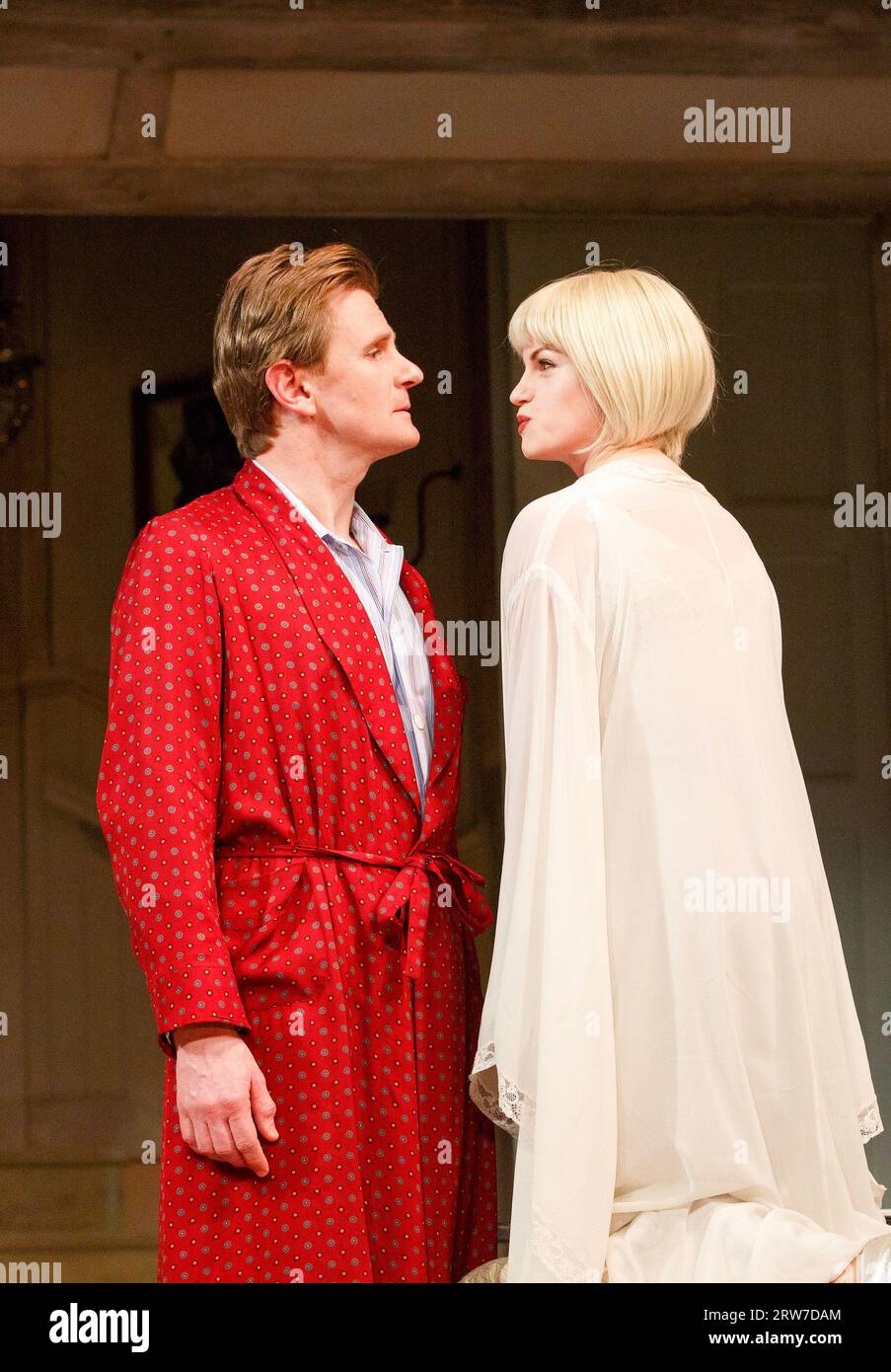 Charles Edwards (Charles Condomine), Jemima Rooper (Elvira) in BLITHE ...