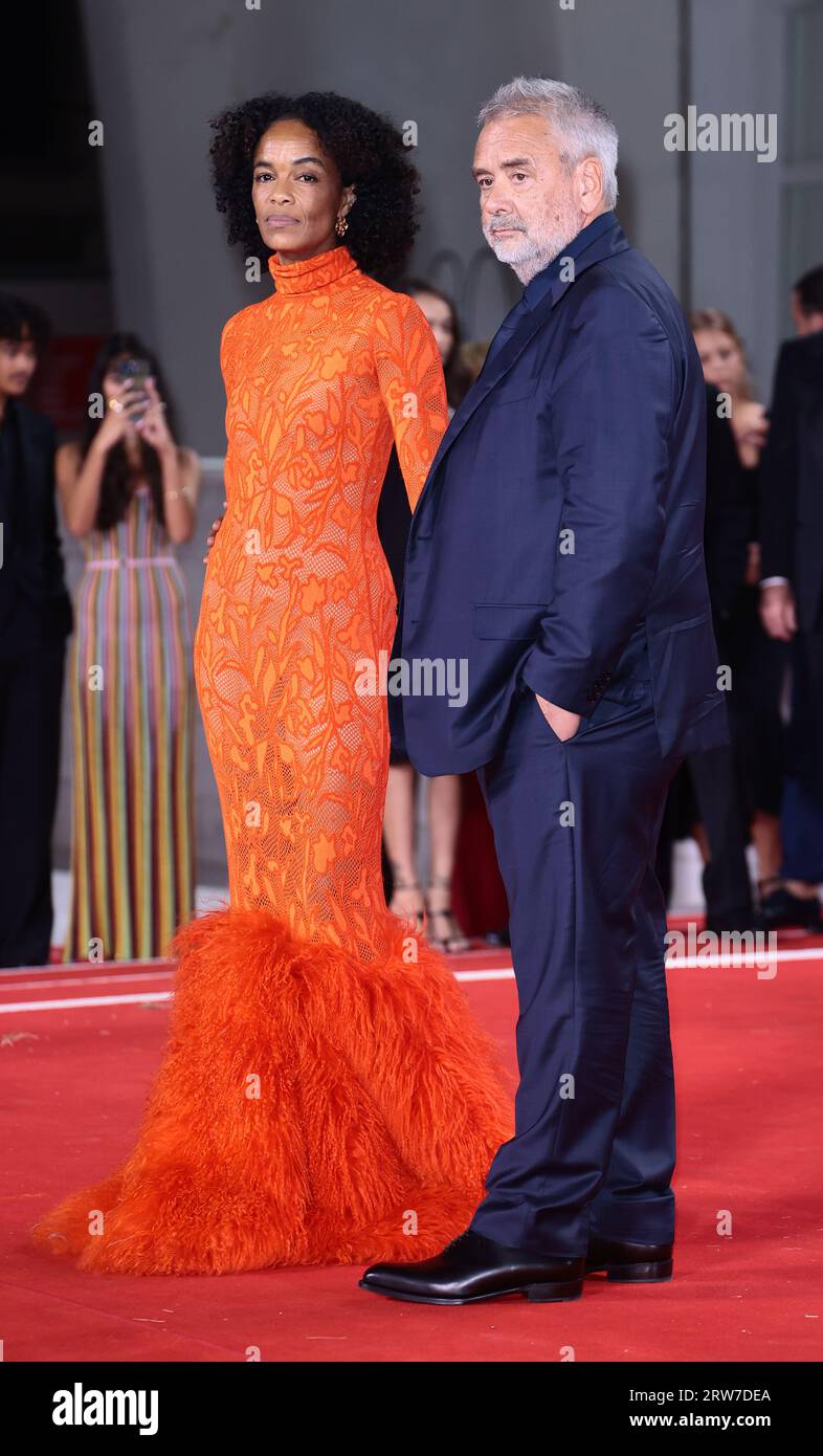 VENICE, ITALY - AUGUST 31: Virginie Silla and Luc Besson attends a red ...