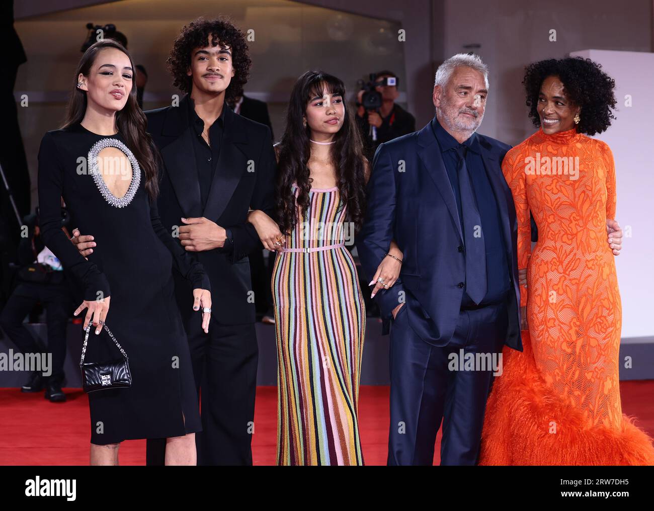 VENICE, ITALY - AUGUST 31: Luc Besson with his wife Virginie Silla and ...