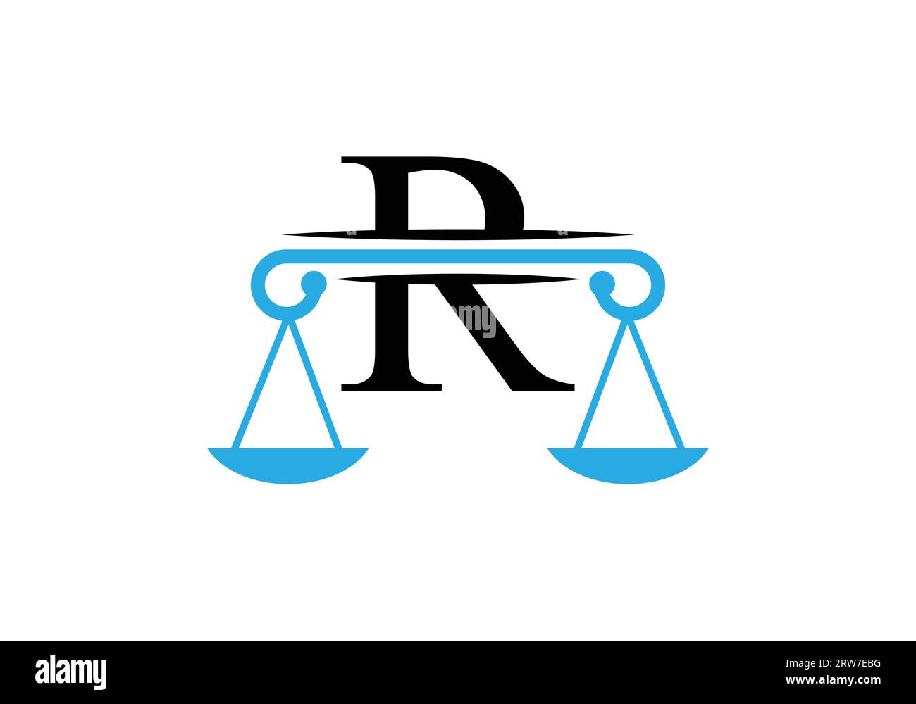 Letter R Law Firm Logo Design Vector Template Stock Vector Image & Art ...