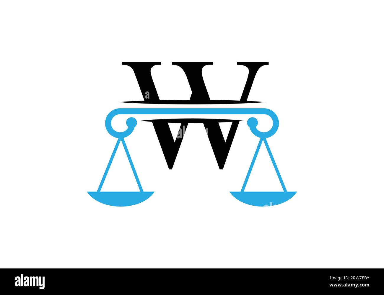 W law firm logo hi-res stock photography and images - Alamy