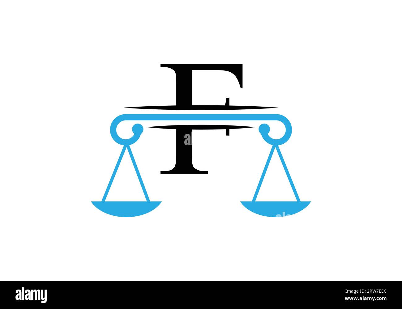 Letter F Law Firm Logo Design Vector Template Stock Vector Image & Art ...