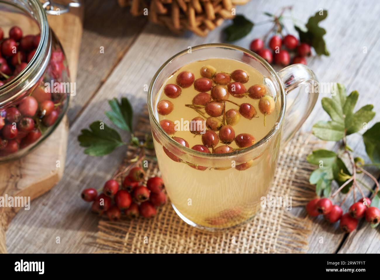 Hawthorn berry tea hi-res stock photography and images - Alamy