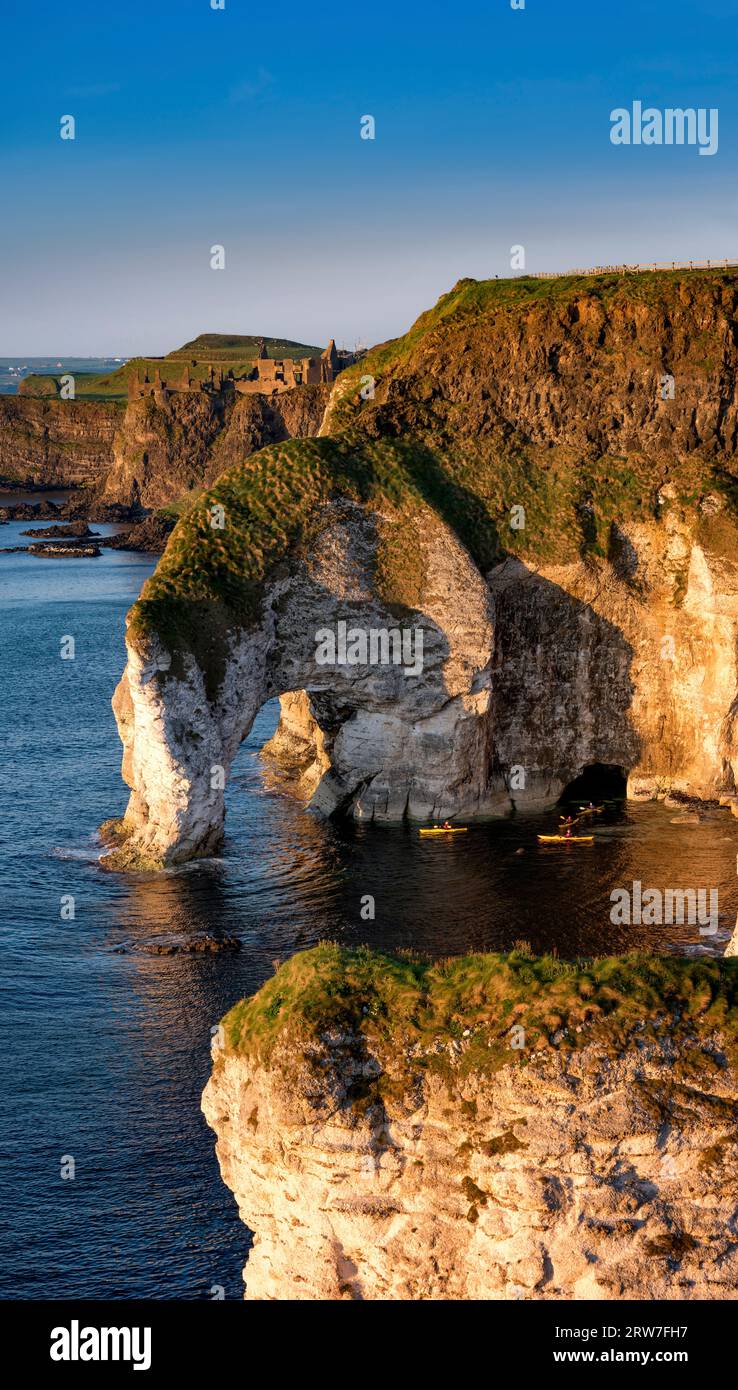 The Great Arch at White Rocks, Causeway Coastal Route, County Antrim ...