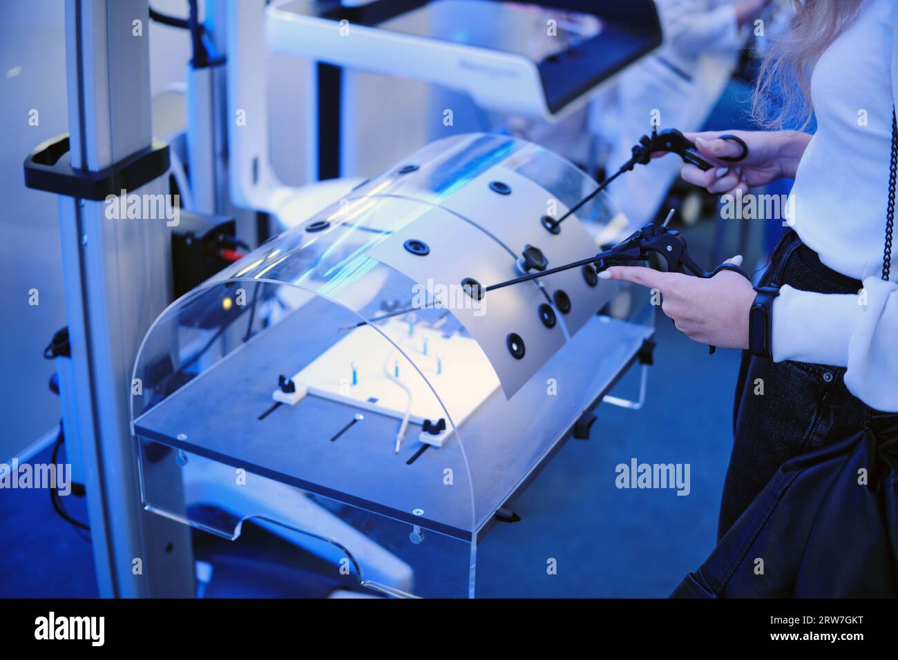 Simulators of surgical operations and suturing, a training robotic complex for teaching medicine ...