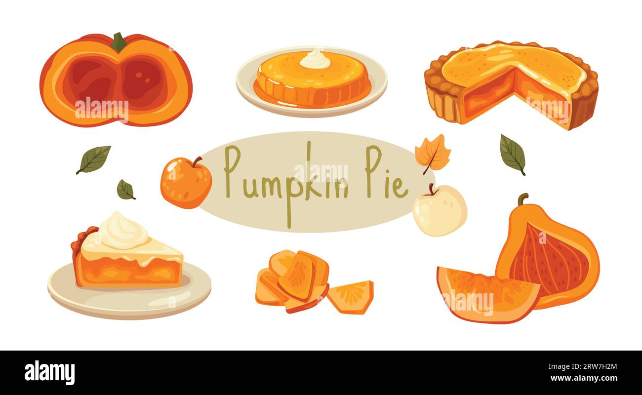 Warm seasonal fall pumpkin Stock Vector Images - Alamy