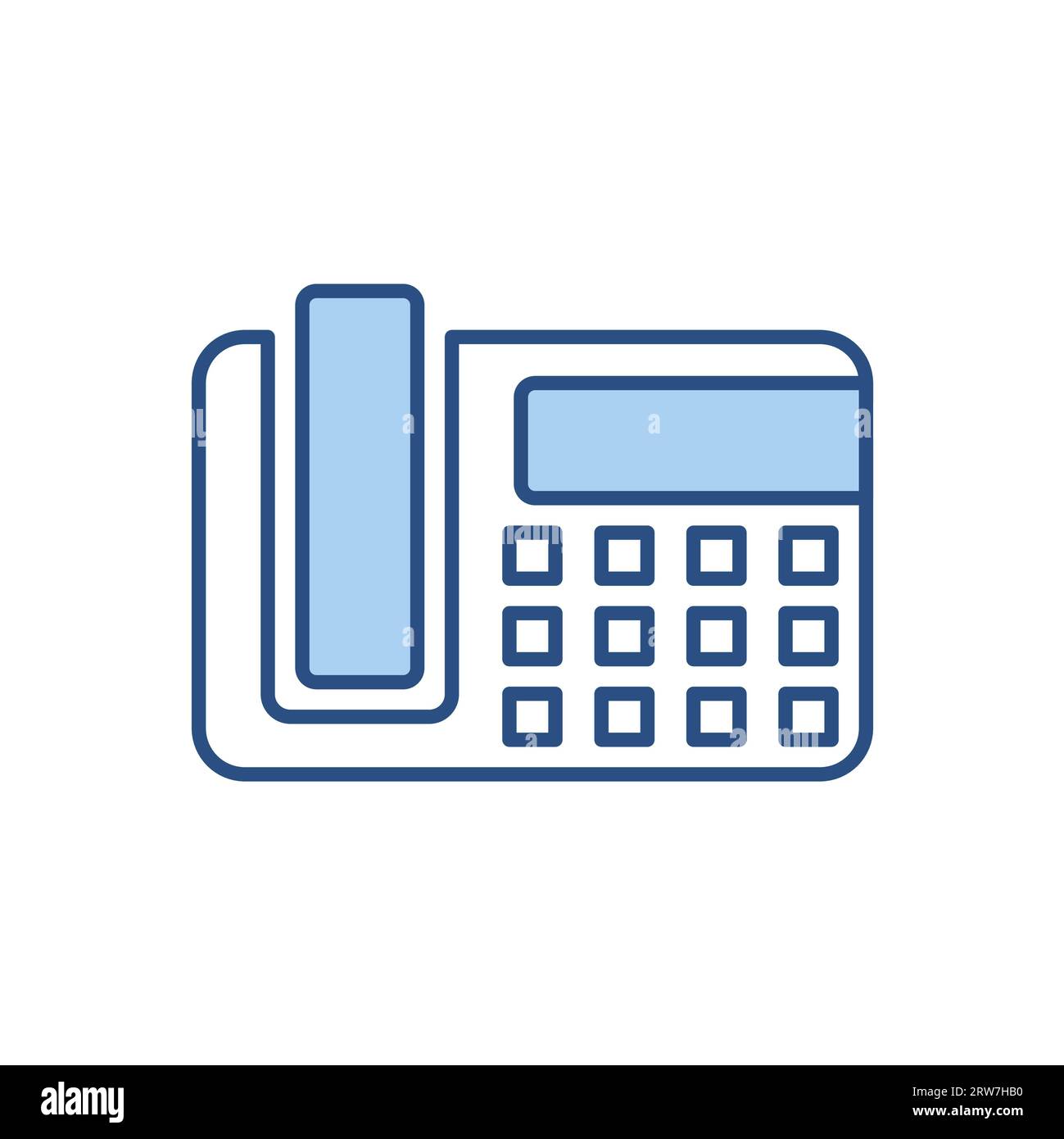 Office Phone related vector icon. Isolated on white background. Vector ...