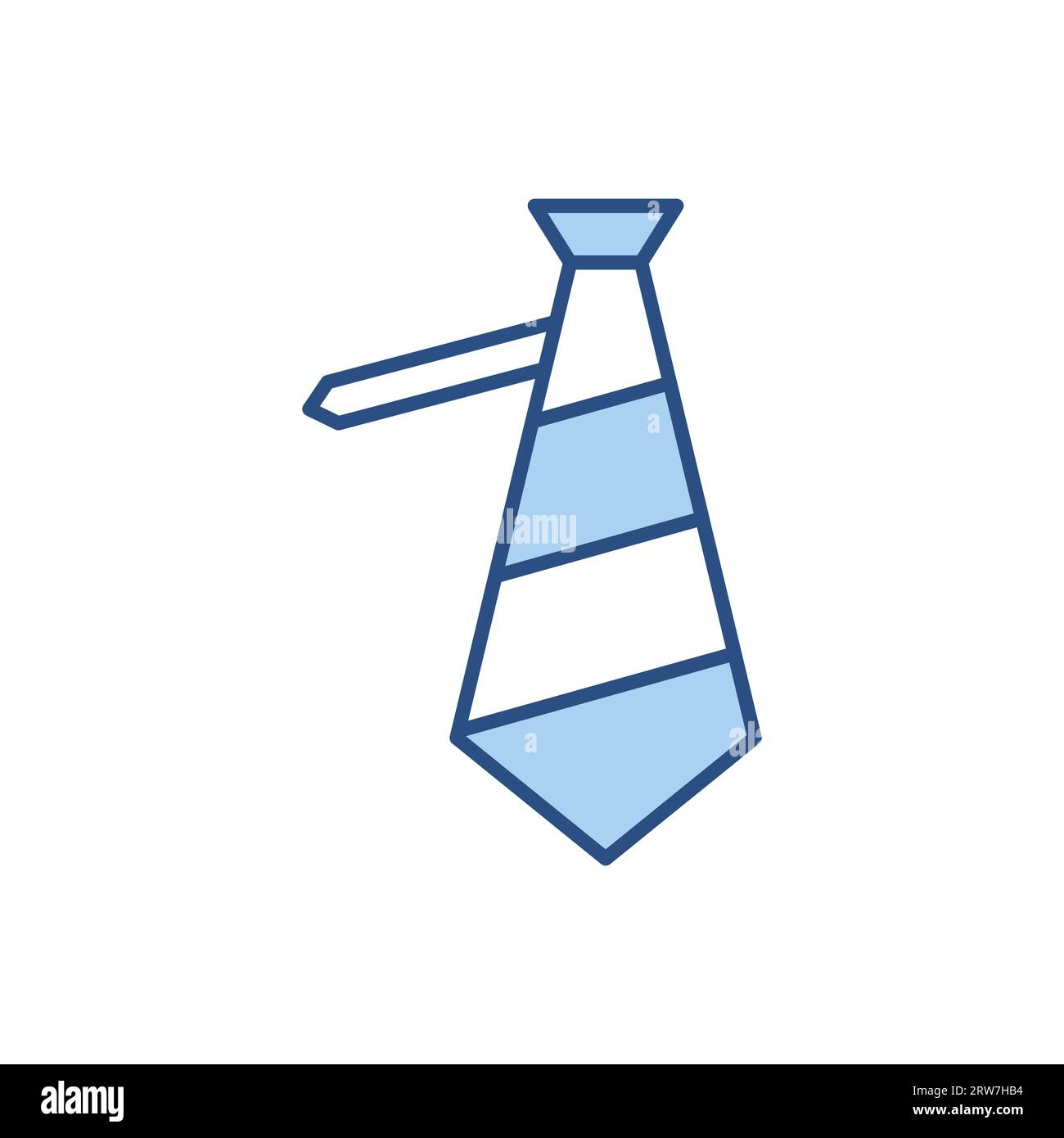 Necktie related vector icon. Isolated on white background. Vector ...