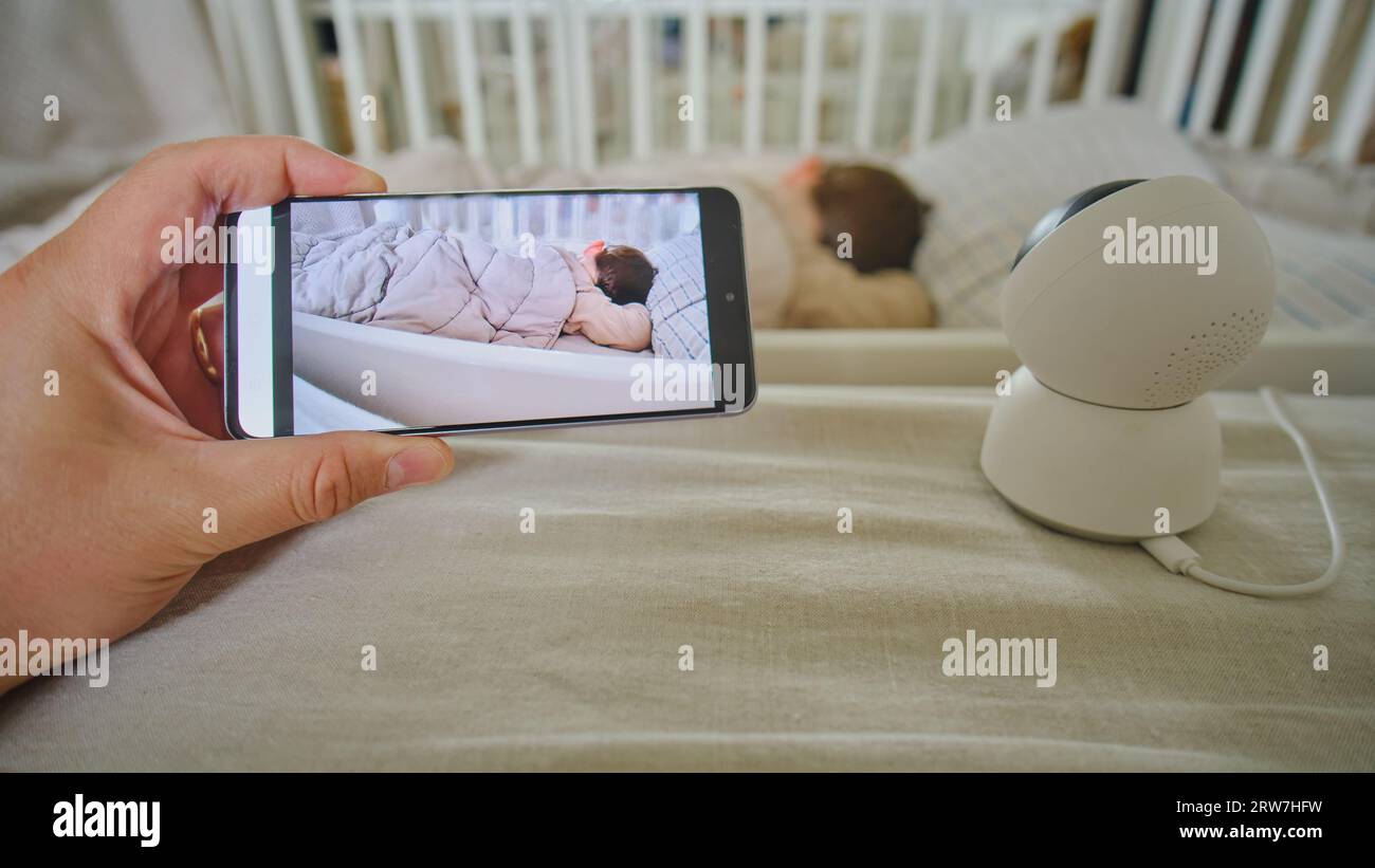 Baby monitor home sleeping hi-res stock photography and images - Alamy