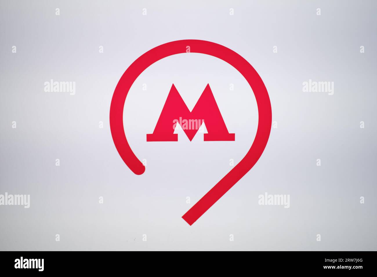 Moscow metro logo hi-res stock photography and images - Alamy