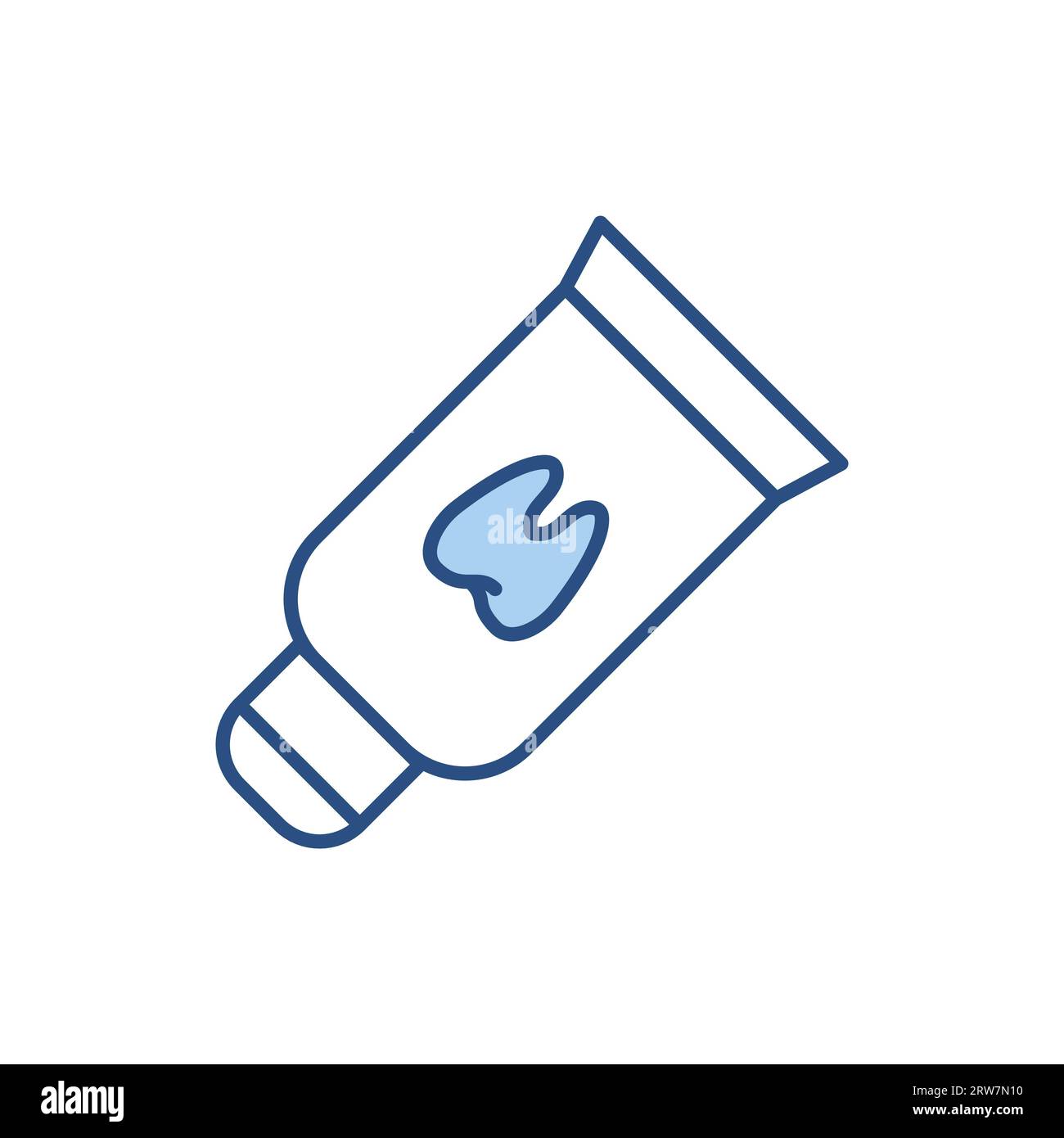 Tooth Paste Tube Related Vector Icon. Toothpaste Tube sign. Isolated on ...