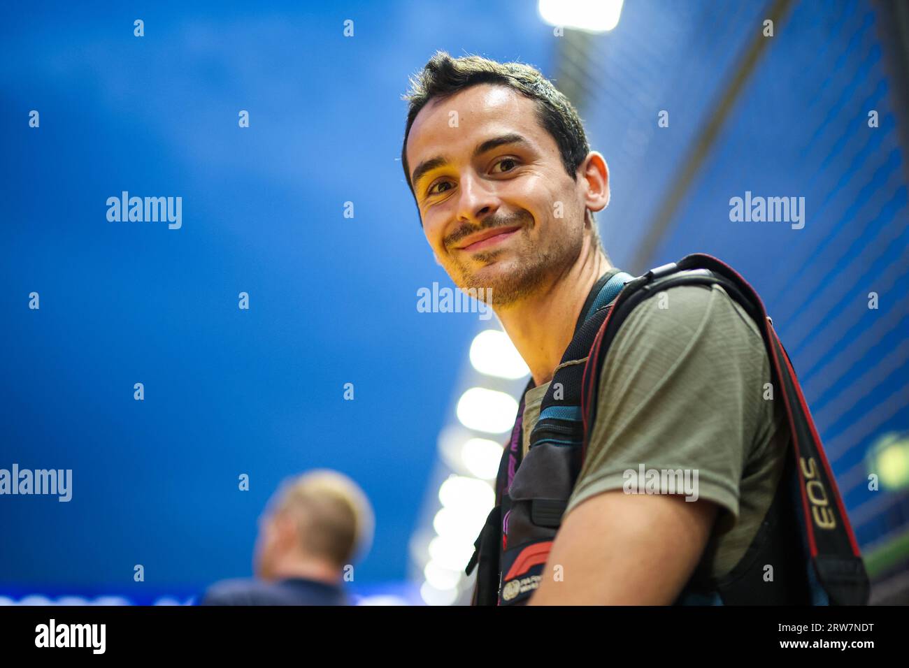 Famous photographer Antonin Vincent during the 2023 Formula 1 Singapore ...